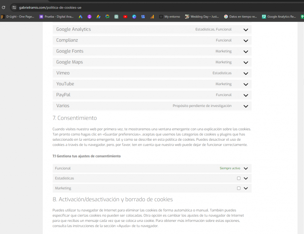 Guía Completa sobre Consentimiento de Cookies: Cumple con GDPR